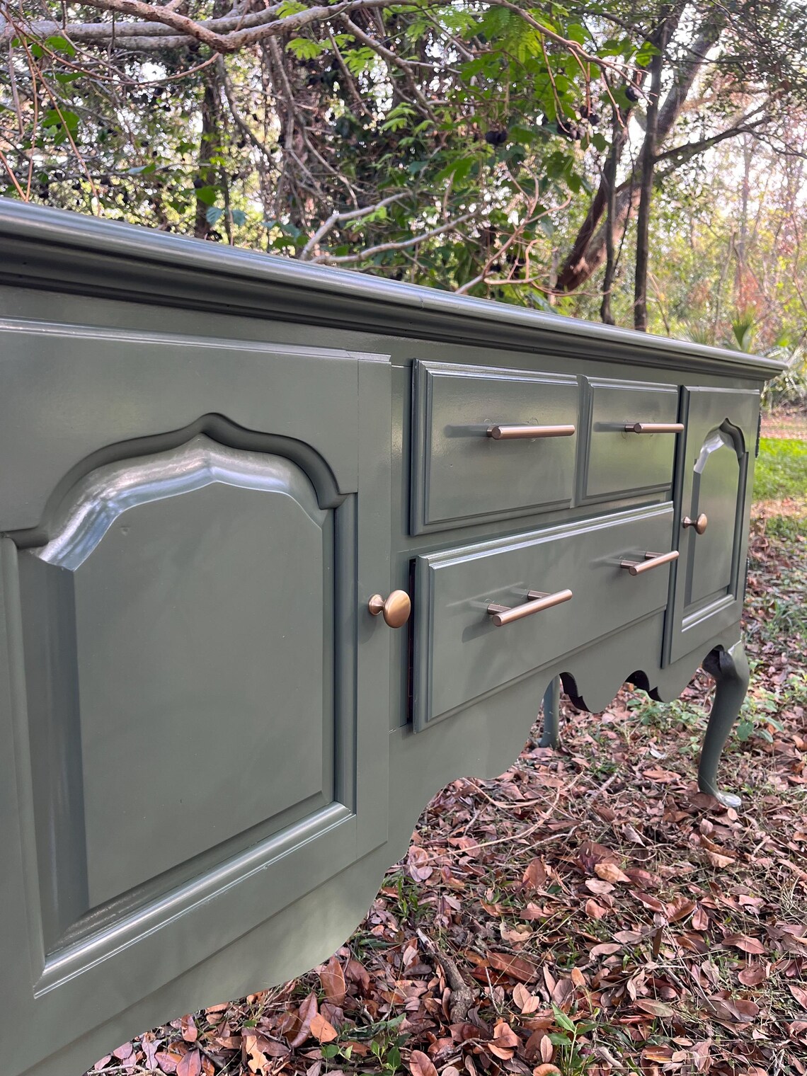 Refinished Solid Wood Sideboard / Credenza Made by Thomasville in ...