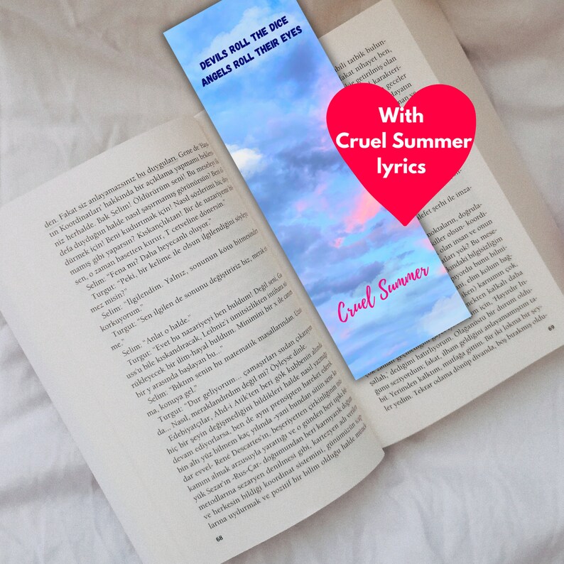 Taylor Swift Printable Bookmark Digital Download for Book Lovers and ...
