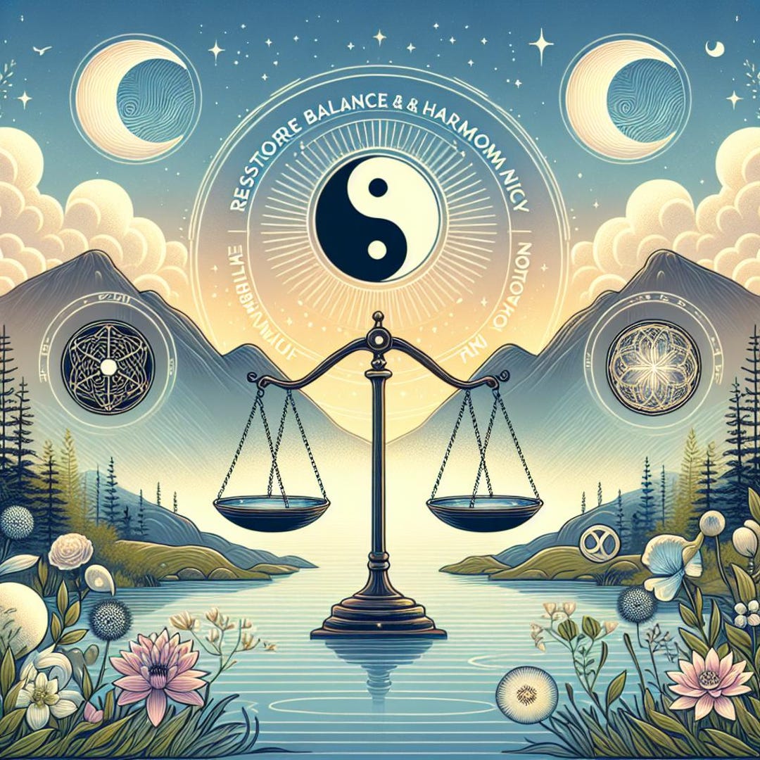 Restore Balance and Harmony Magic Equilibrium and Peace Invocation - Etsy