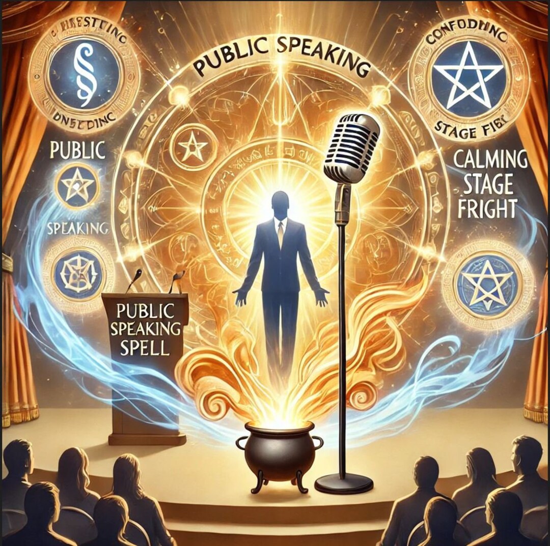 Public Speaking Mastery Spell Boost Confidence, Overcome Stage Fright ...