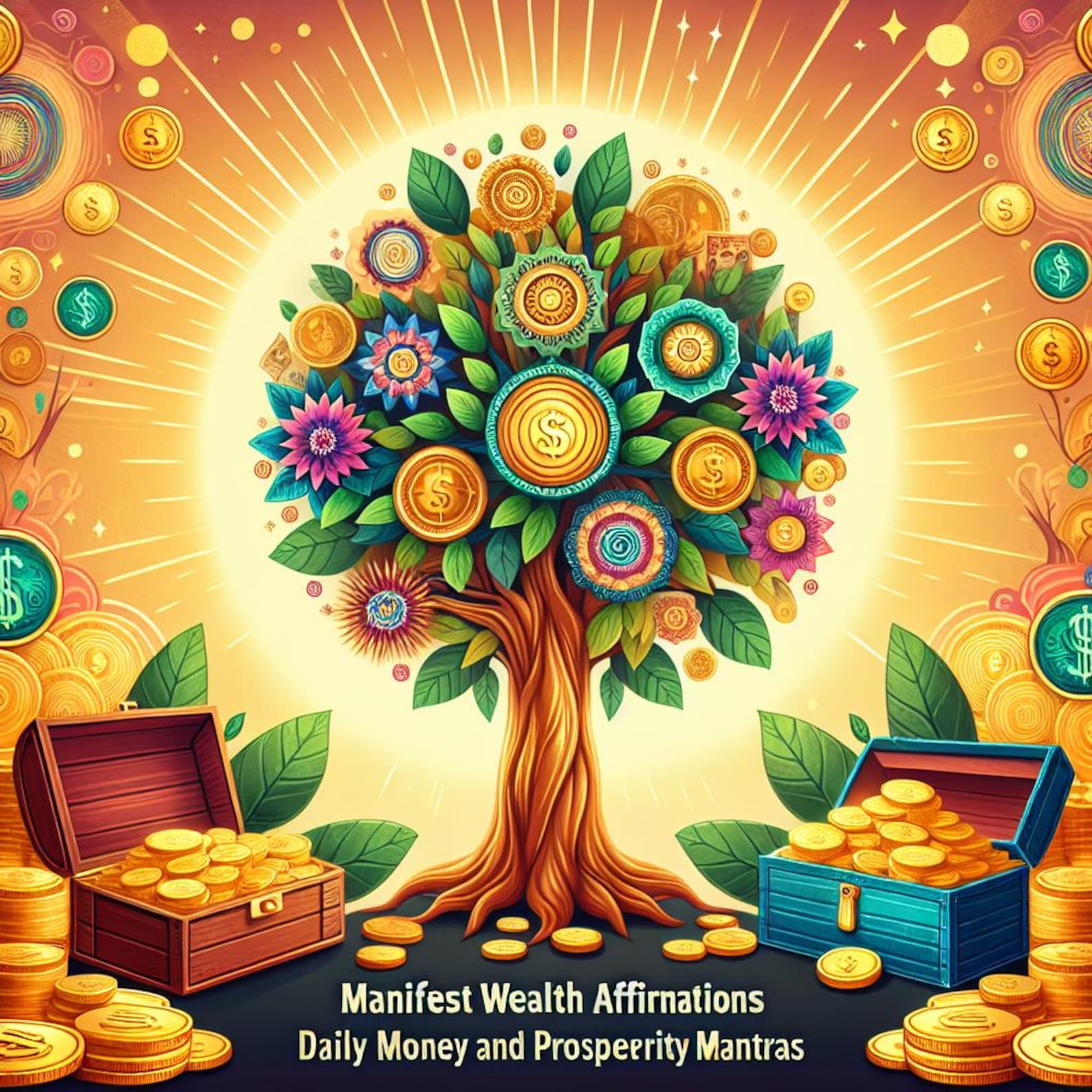 Manifest Wealth Affirmations, Daily Money and Prosperity Mantras, Fast ...