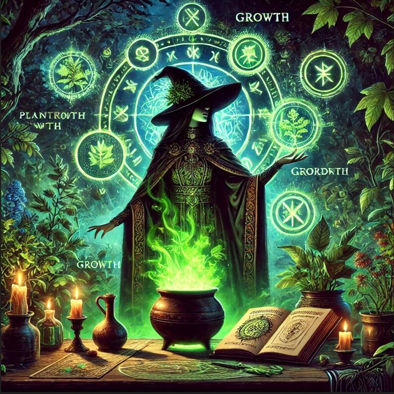 Plant Growth Spell Enhance Plant Growth Garden Prosperity Magic - Etsy
