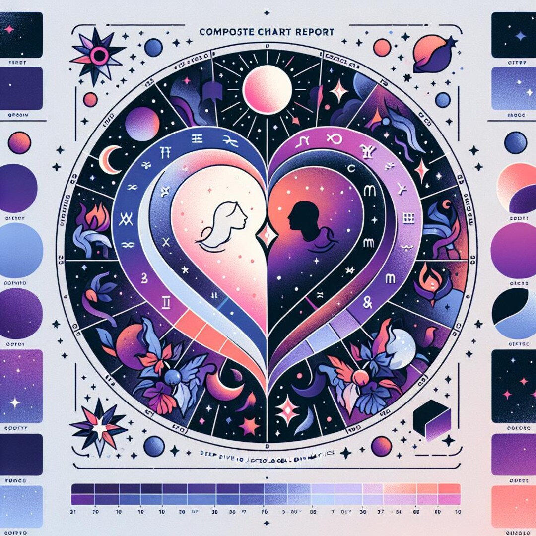 Couple Dynamics Reading Composite Chart Report for Accurate Astrology ...