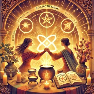Powerful Bonding Magic, Friendship Strengthening Spell Foster Deeper ...