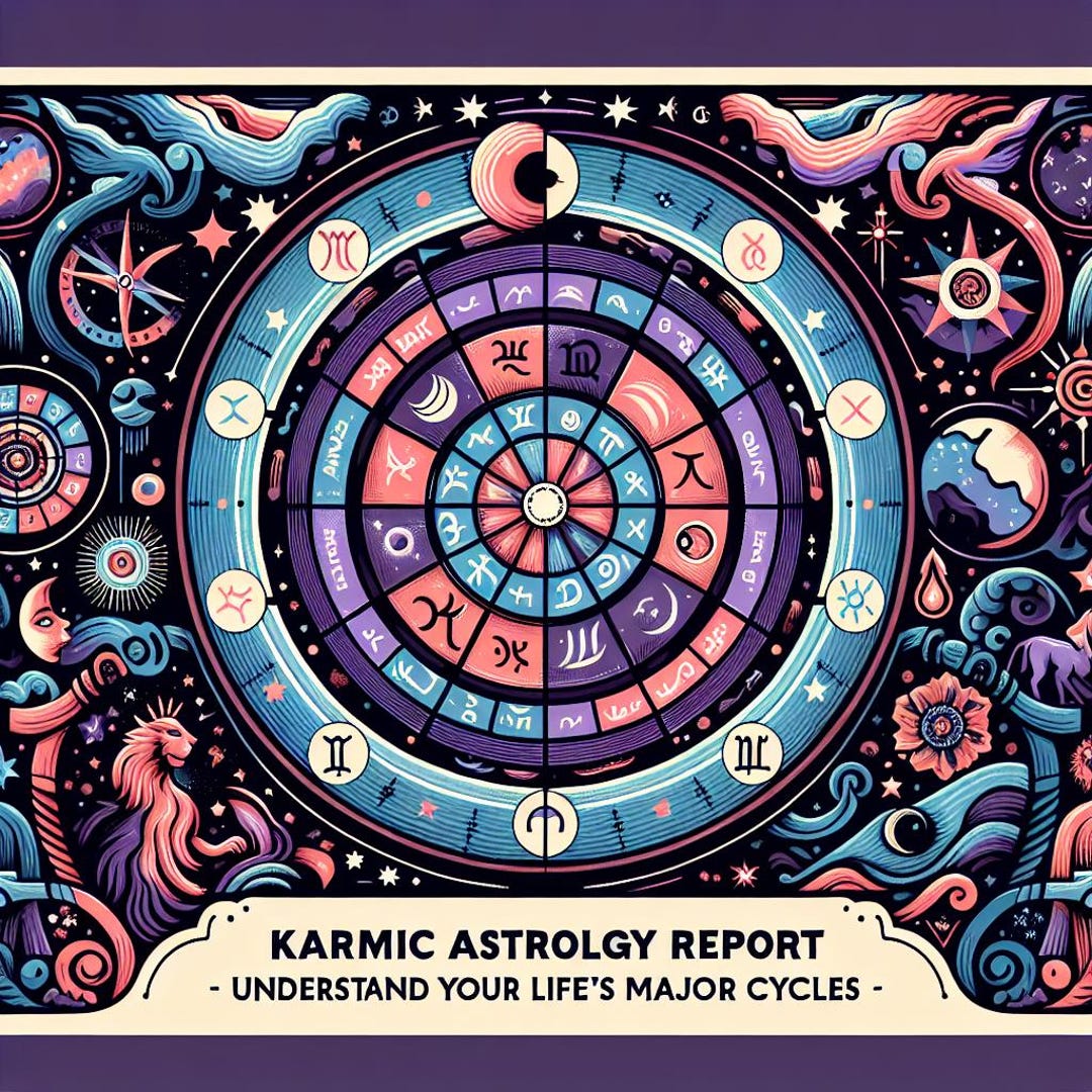 Karmic Astrology Life Theme Report, Understand Your Life's Major Cycles ...