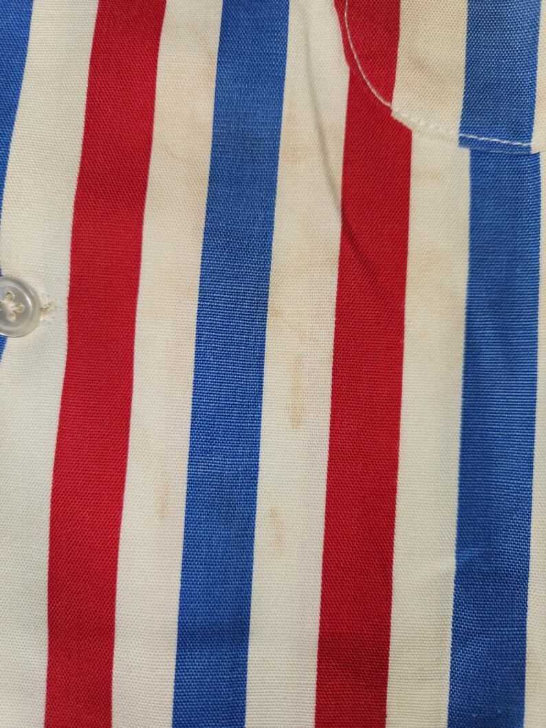 Vintage Men's Button Down Wards Uniform Short Sleeve Shirt. Size Large ...