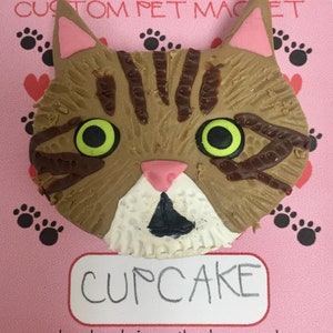 Custom Pet Face Magnet - Etsy