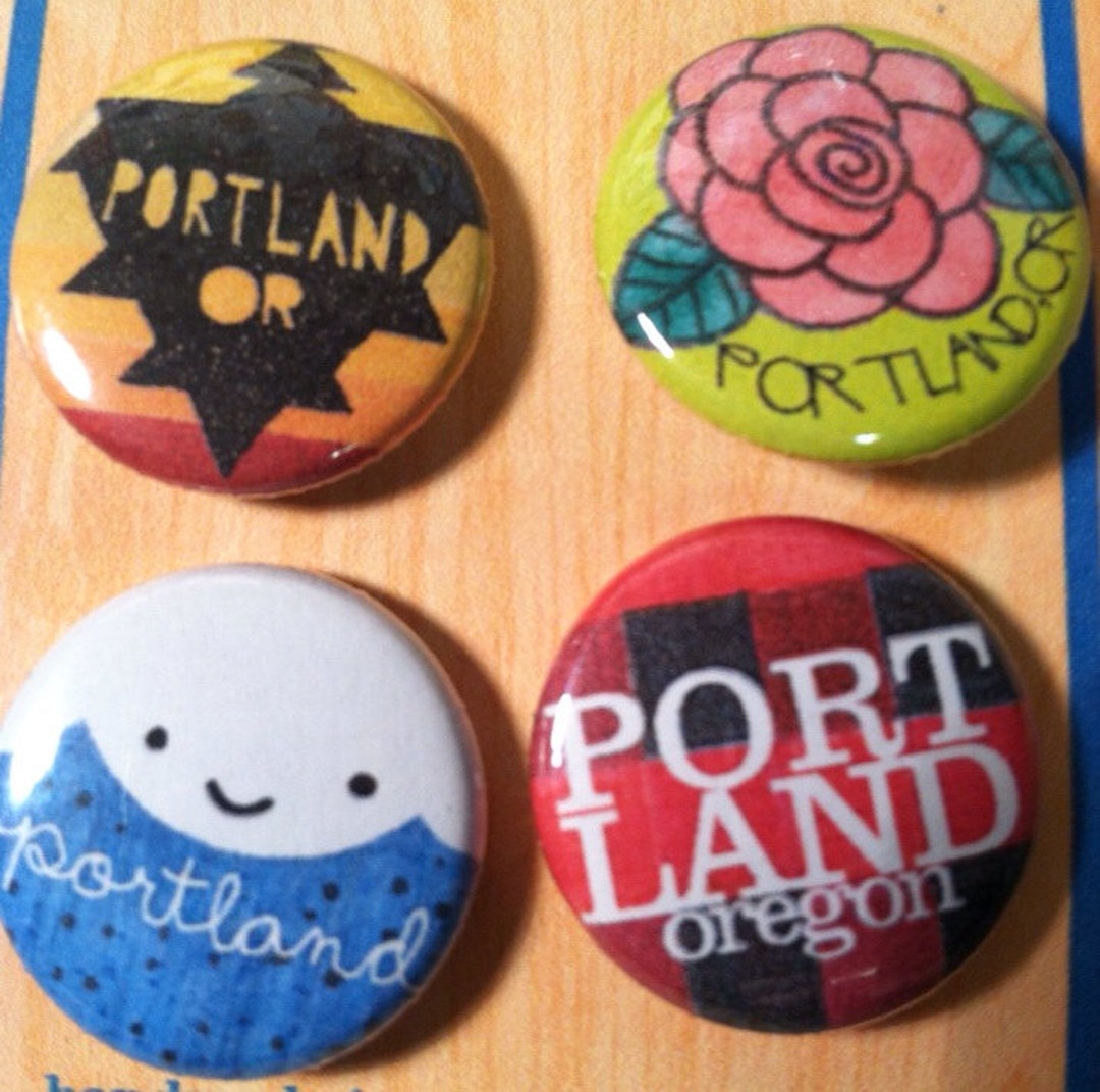 Portland Pin Pals Pin Set - Etsy