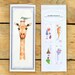 Stylish Giraffe Bookmark From an Original Watercolour Painting by ...