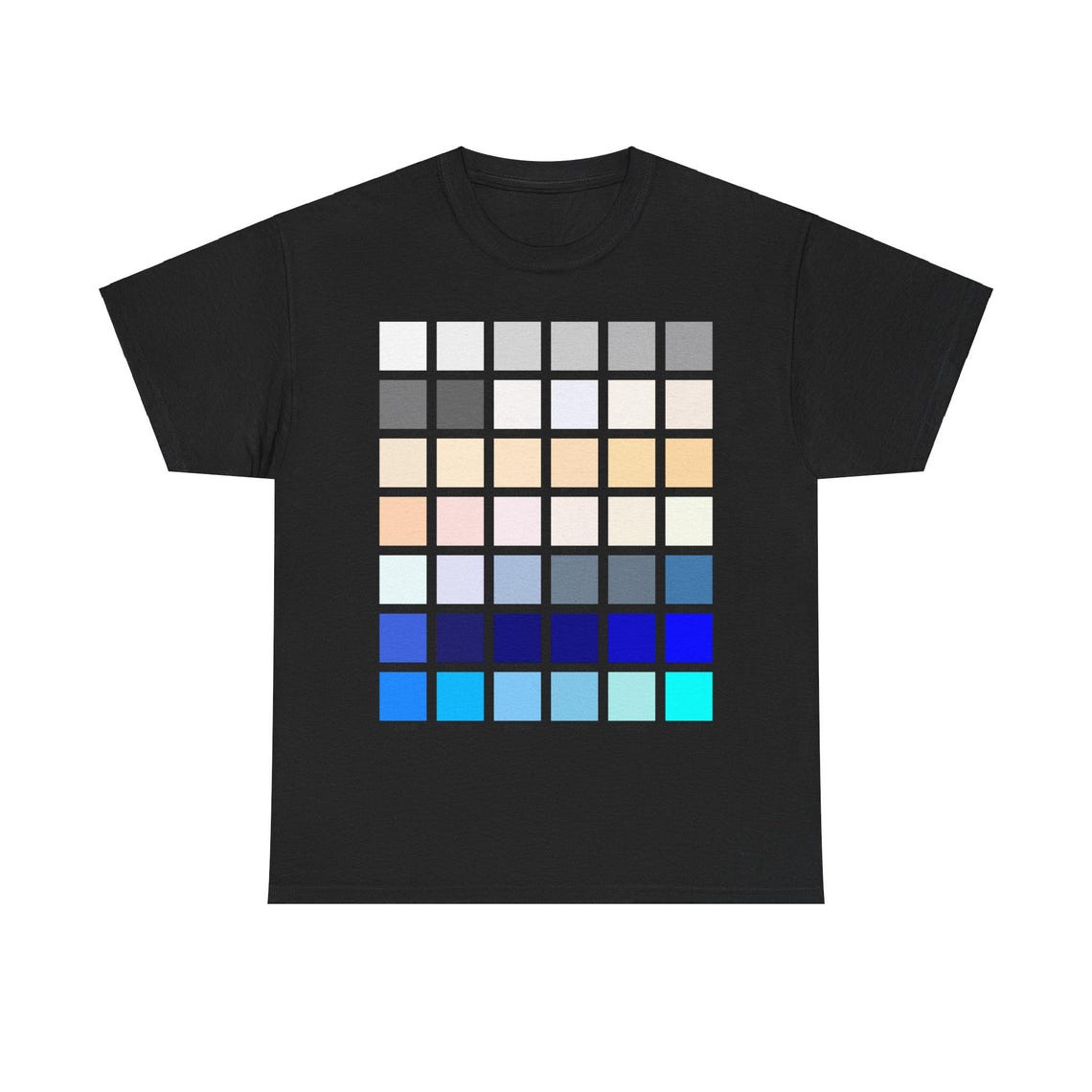 Color Swatch Guide for POD Business;print-on-demand Common Color Swatch ...