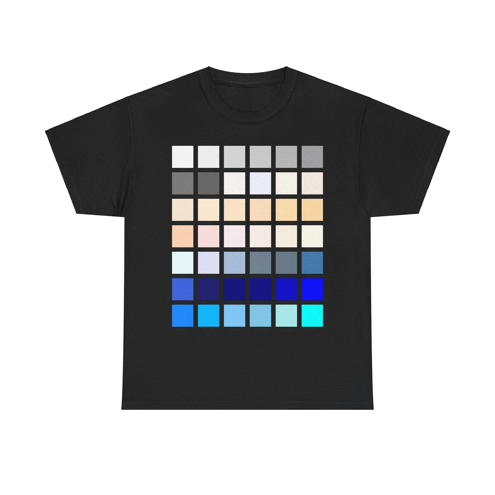 Color Swatch Guide for POD Business;print-on-demand Common Color Swatch ...