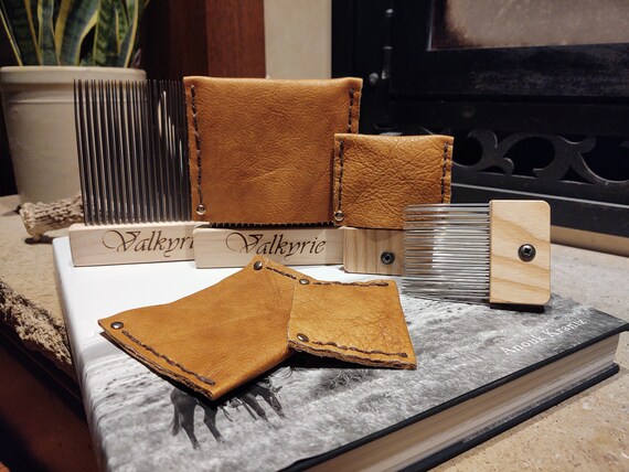 Leather Wool Comb Covers | Etsy