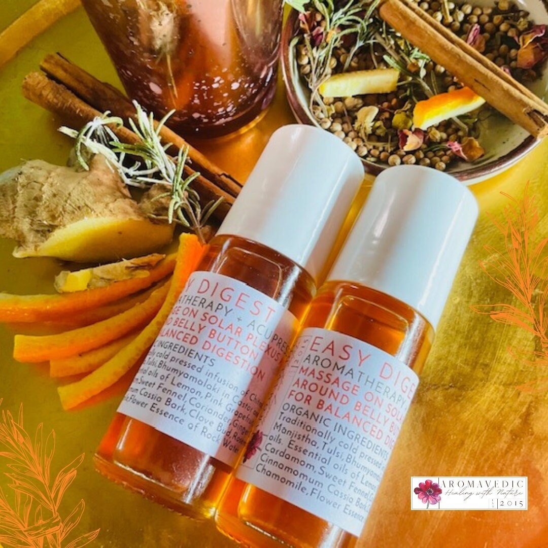 Easy Digest Herbal Detox Massage Oil for Better Digestion With ...