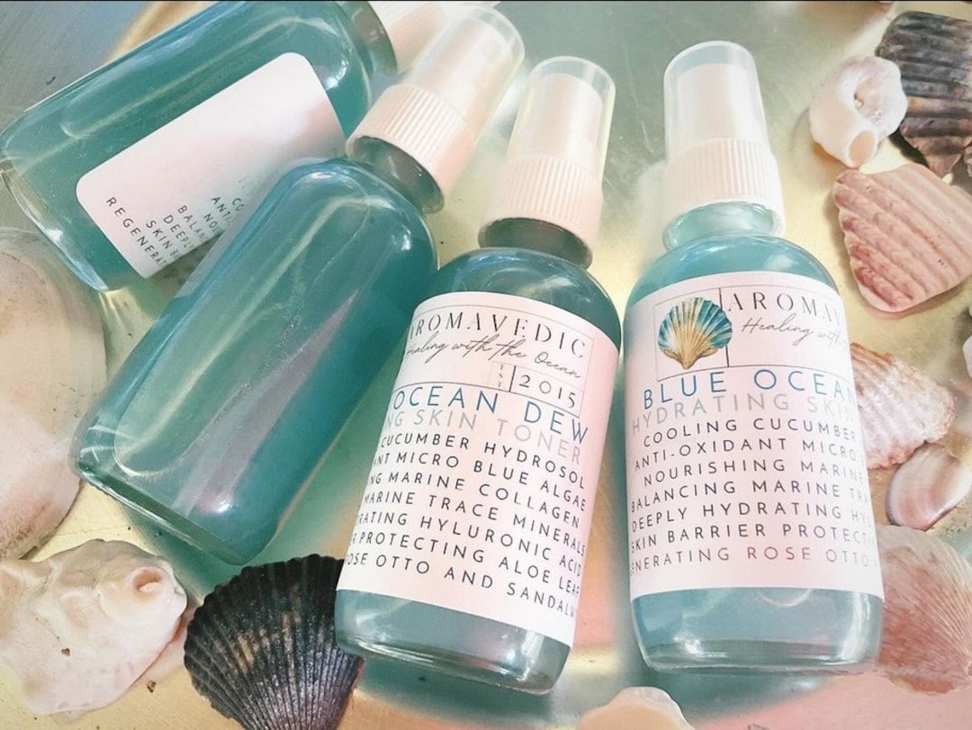 Summer Hydrating Antioxidant Mermaid Skin Tonic Mist Ocean Blue With ...