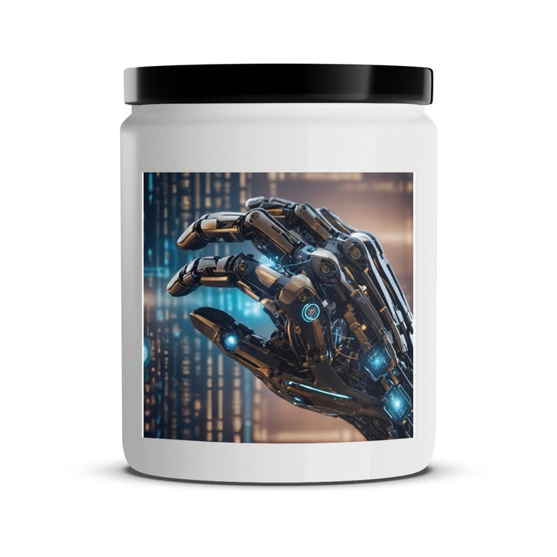 Futuristic Robot Hand Wallpaper, Digital Download, Sci-fi Cybernetic ...