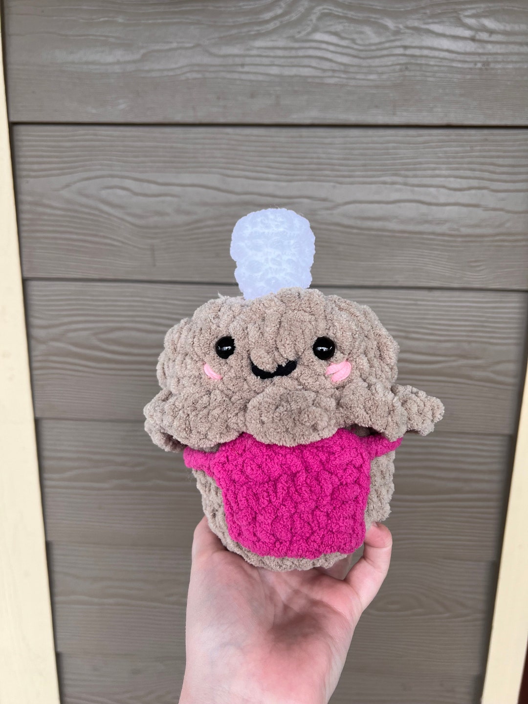 Crocheted Muffin Plushie - Etsy