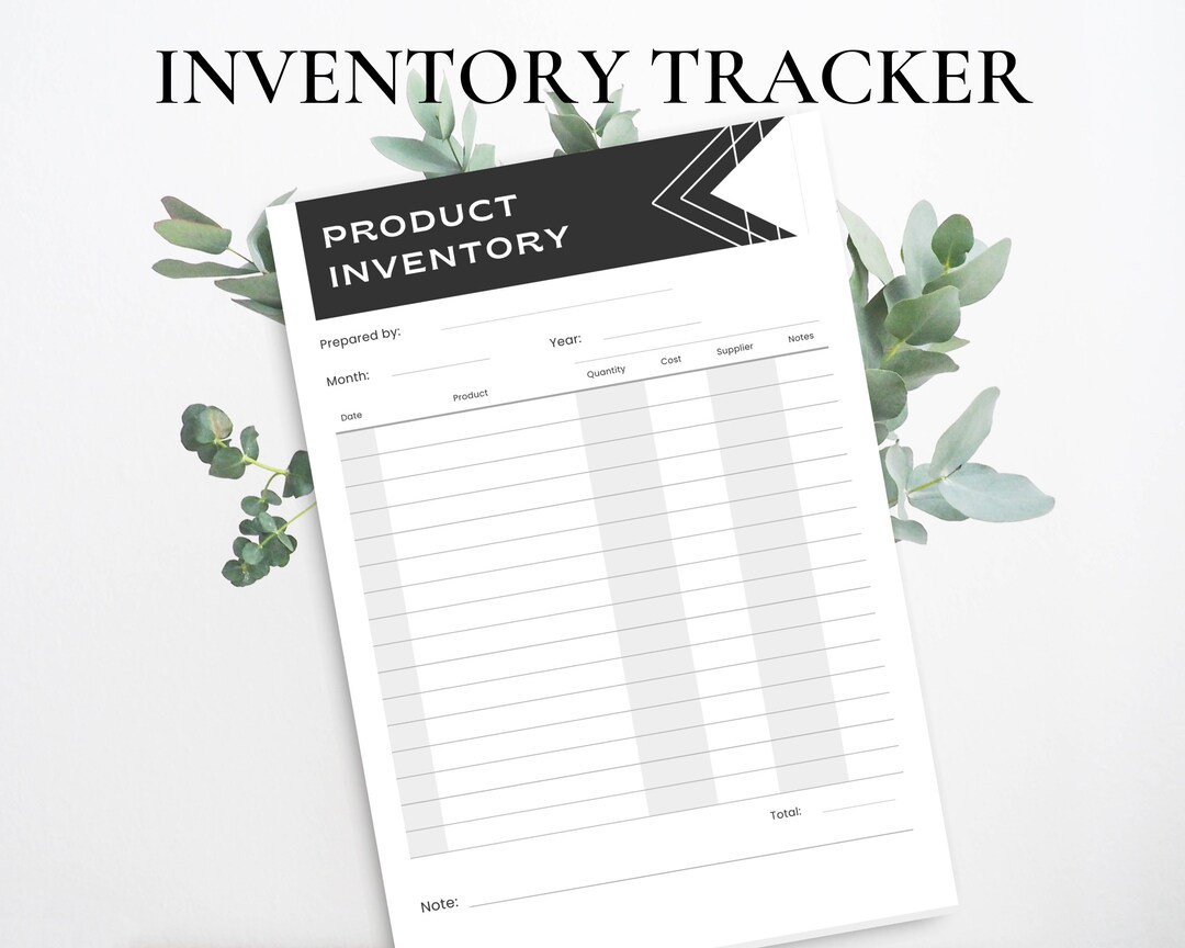 Digital Inventory Planner | Printable Inventory Tracker | Stock ...