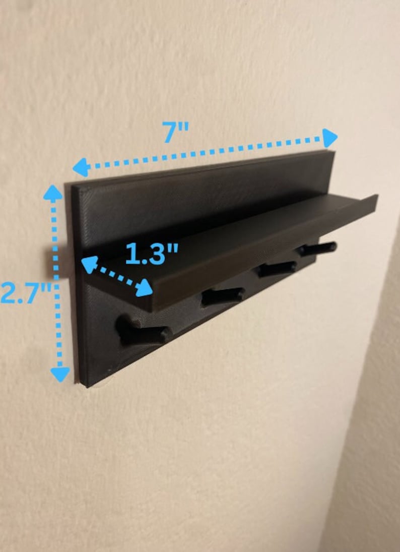 Simple Wall Key Hanger | Entryway Key Hanger | Minimalist Wall Hanger ...