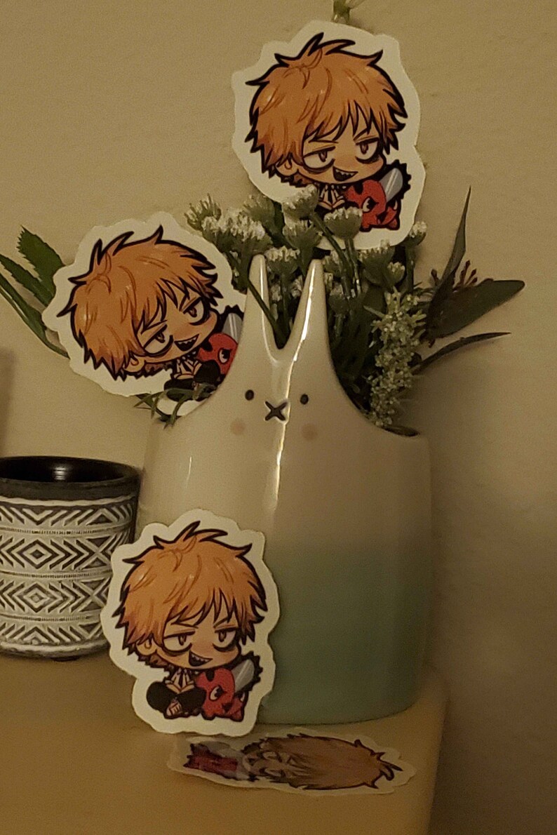 DENJI (CSM) Handmade Chainsaw Man Sticker - Etsy