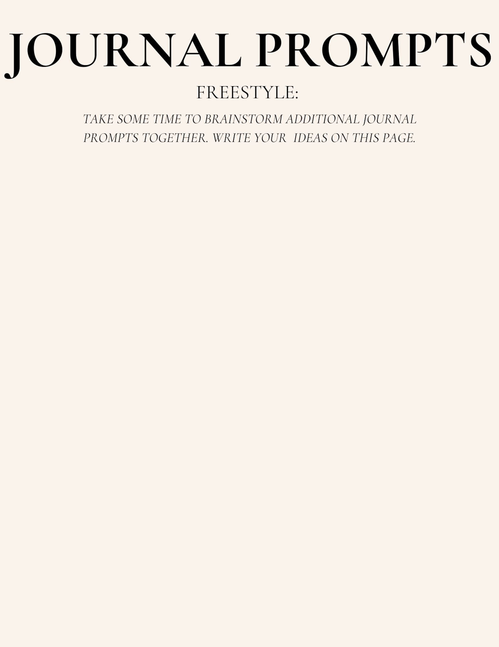 Family Journal Prompts: Mft/counseling and SEL Education Resources - Etsy