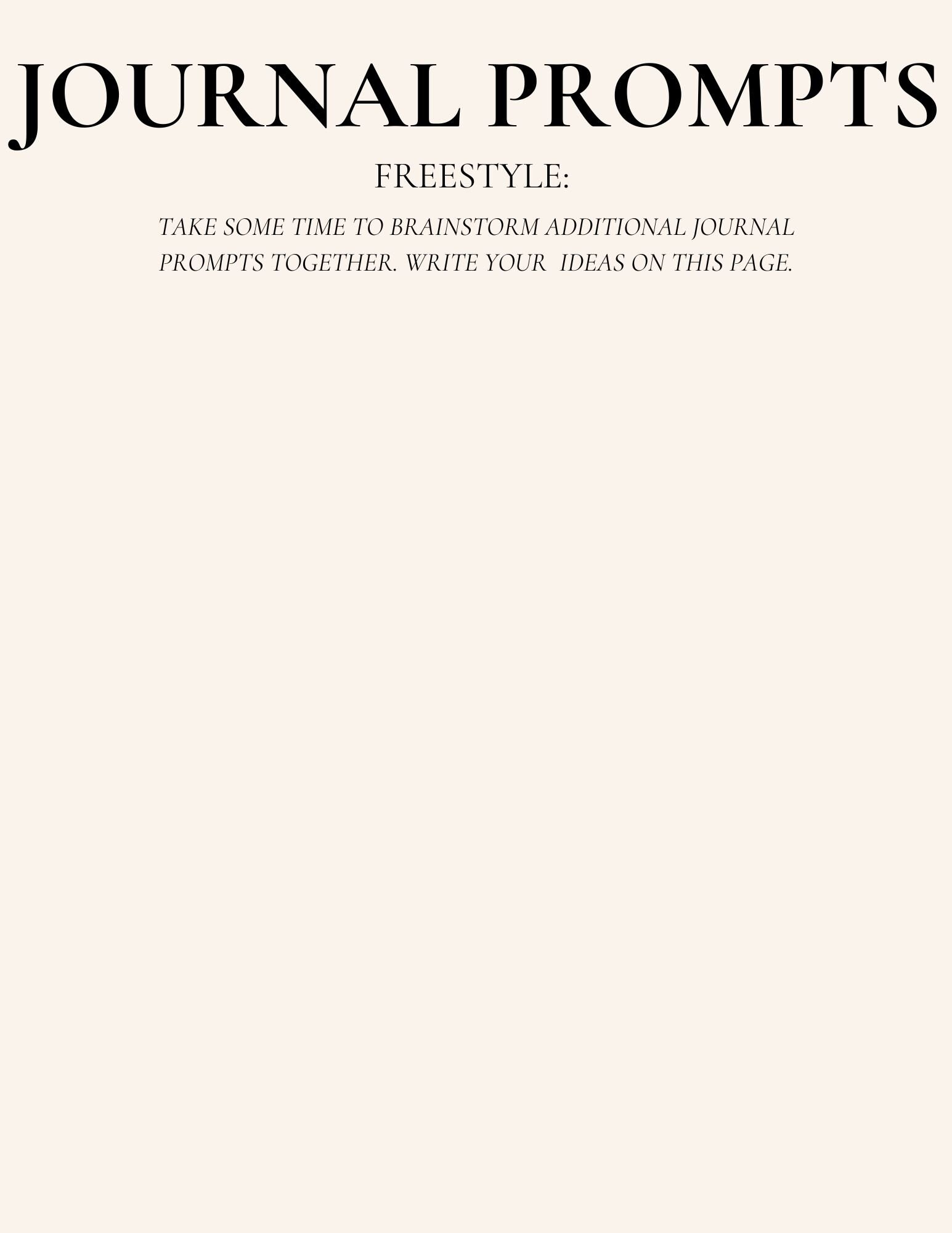 Family Journal Prompts: Mft/counseling and SEL Education Resources - Etsy