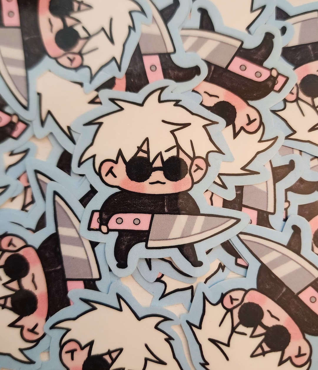 Gojo Knife Sticker | Glossy, Vinyl - Etsy