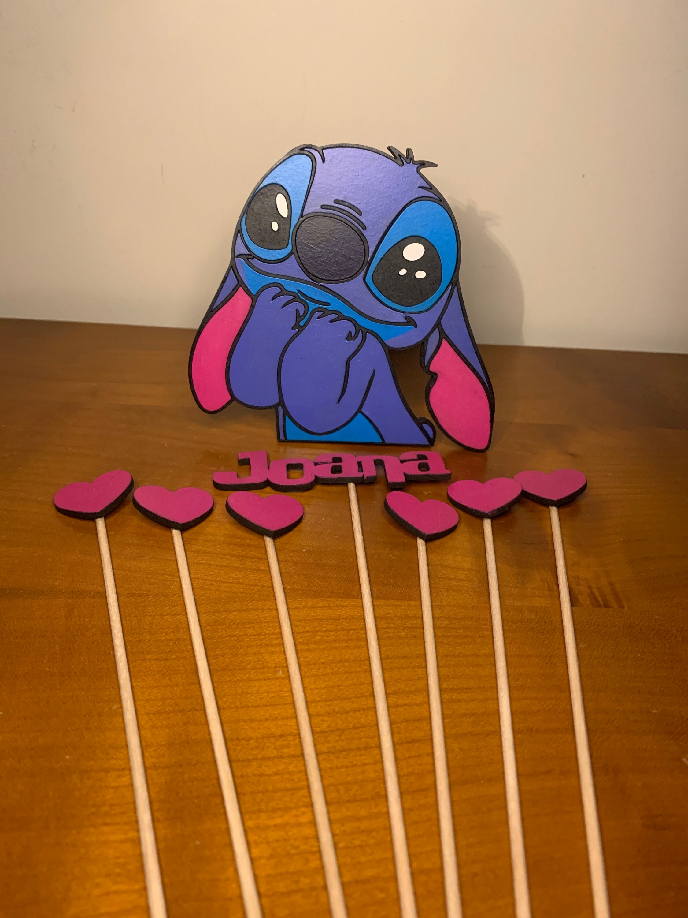 Stitch Cake Topper Dxf,birthday DXF, Hawaiian Party, Stitch Party Dxf ...