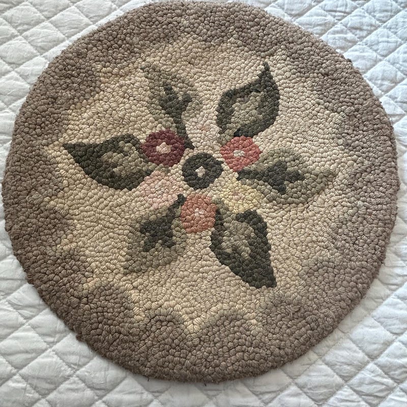 Hooked Chair Pads - Etsy