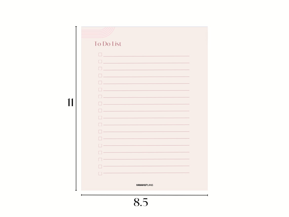 To Do List | Pink to Do List | Digital Planner | Goodnotes Planner ...