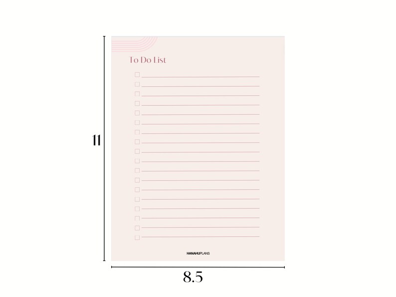 To Do List | Pink to Do List | Digital Planner | Goodnotes Planner ...