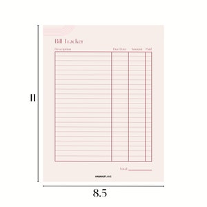 Bill Tracker | Digital Planner | Digital Bill Planner | Monthly Bill ...