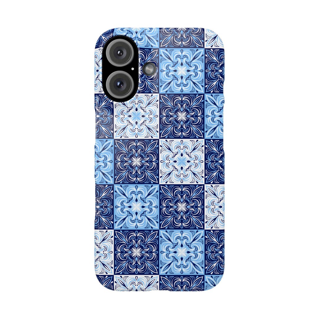 Blue Summer Aesthetic iPhone Case | Italian Summer Vibes Slim Phone ...