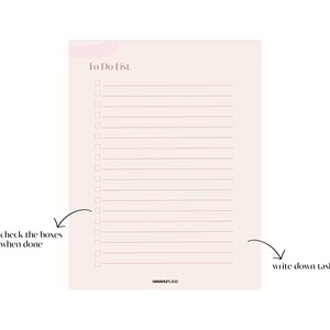 To Do List | Pink to Do List | Digital Planner | Goodnotes Planner ...