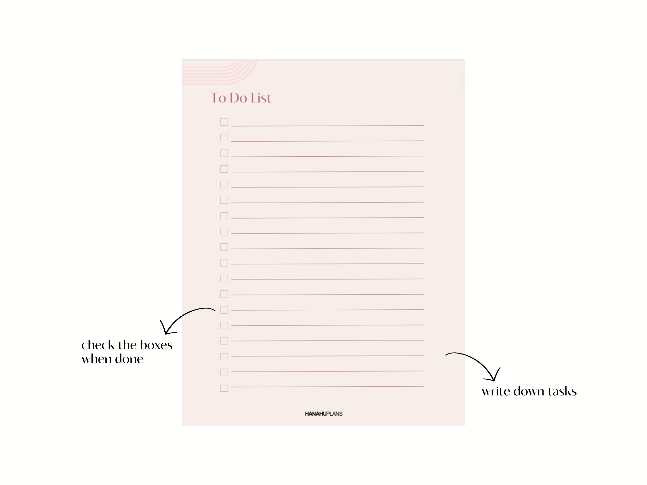 To Do List | Pink to Do List | Digital Planner | Goodnotes Planner ...