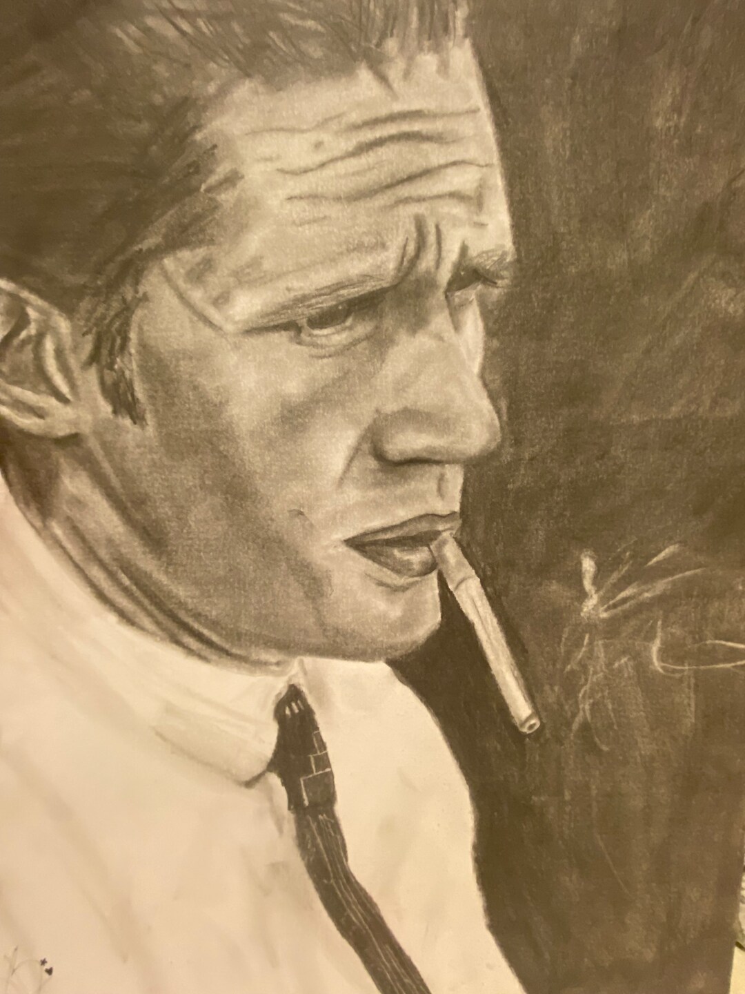 Drawing of Tom Hardy (legend) A3 Drawing - Etsy