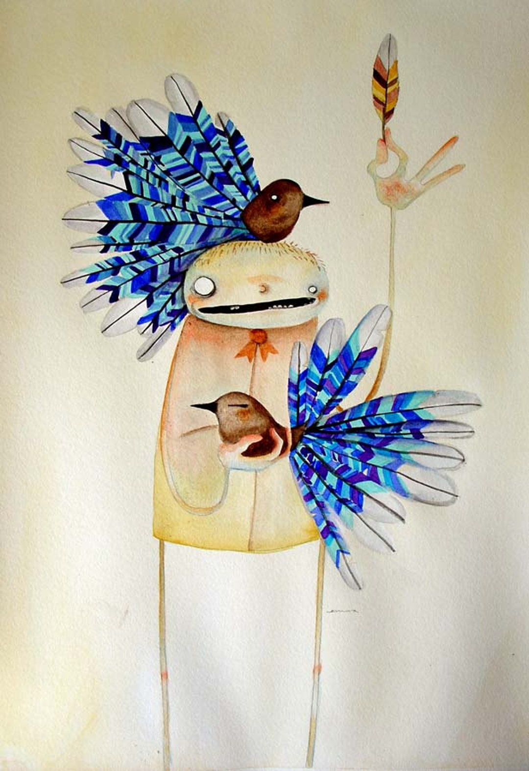 The Strange Feather - PRINT - Various Sizes - Etsy