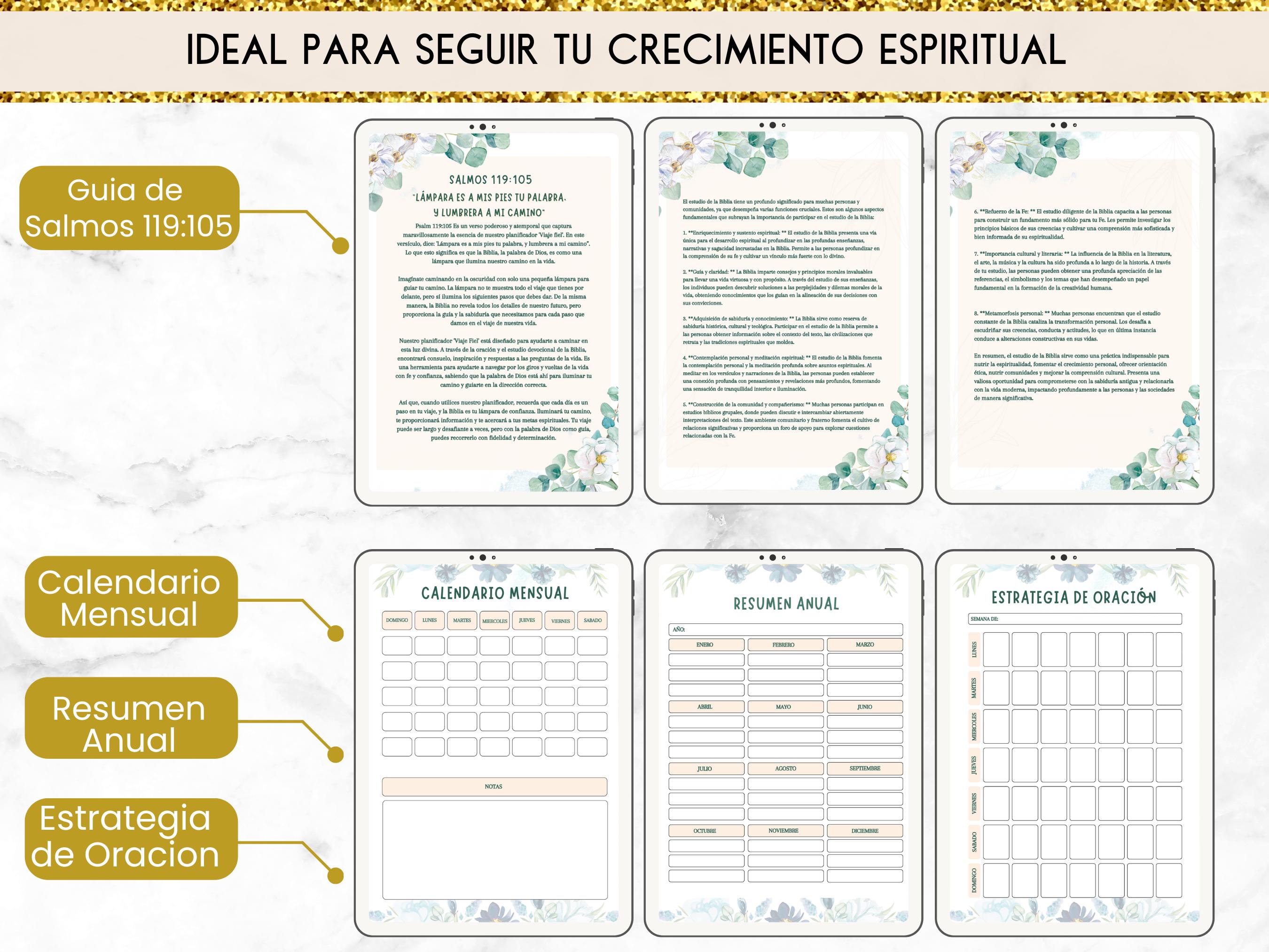 Diario de Oración en Español, Imprimible y Digital, Devocional ...