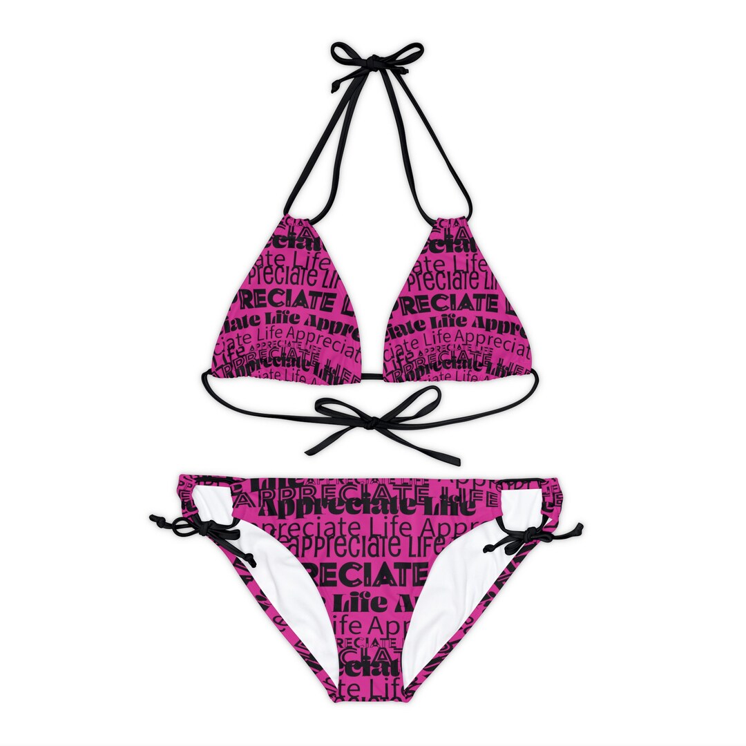 Strappy Bikini Set, Jesus, Christian, Summer, Bathing Suit, Appreciate ...