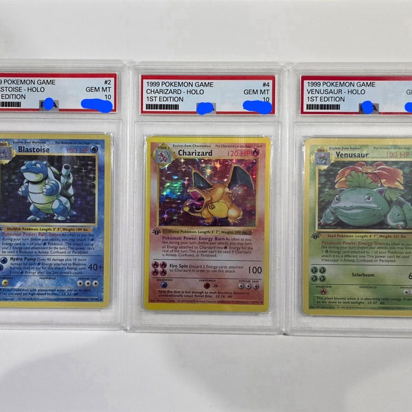 Blastoise Base Set 1st Proxy - Etsy