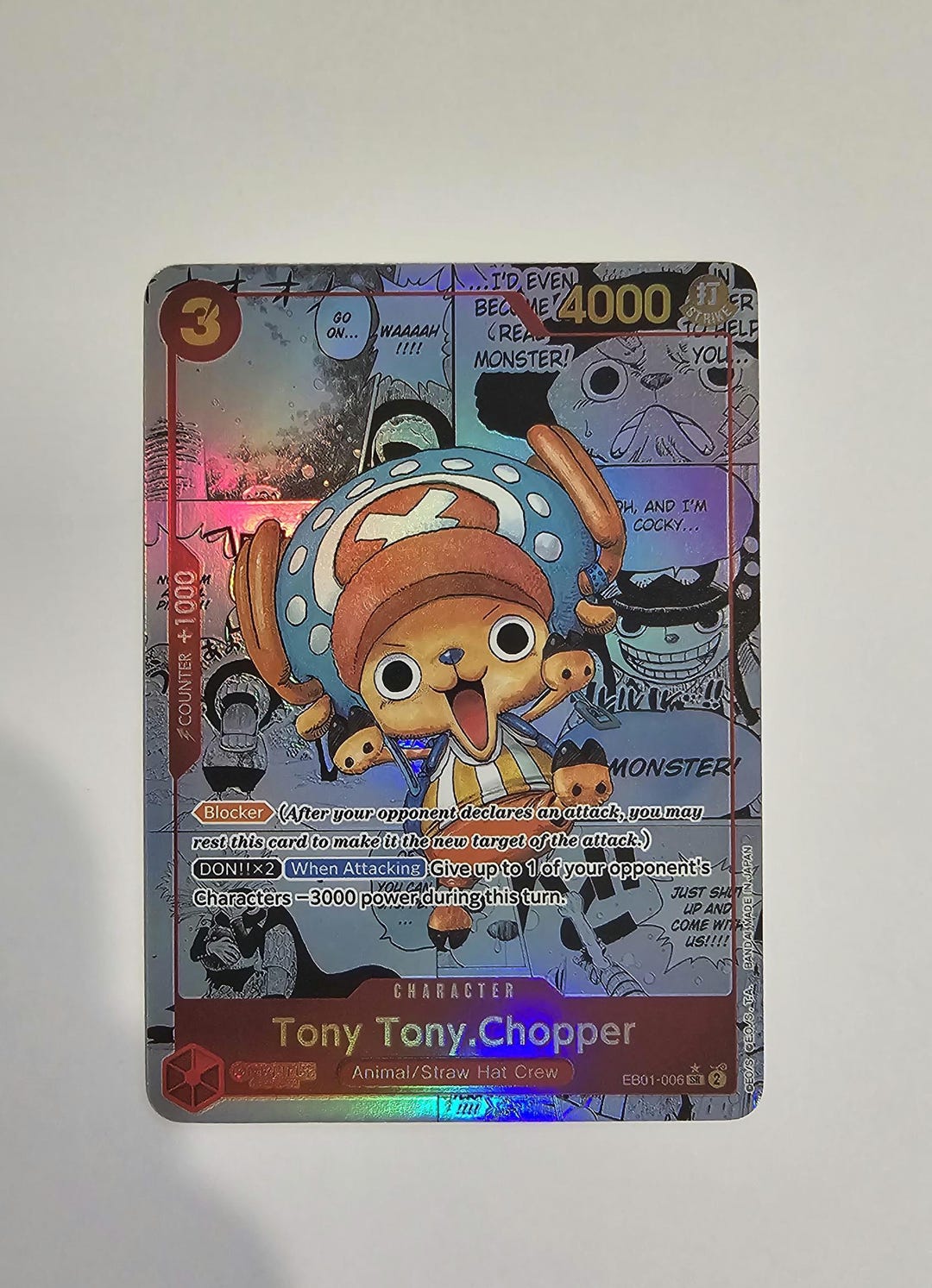 PROXY Manga Tony Tony Chopper EB01-006 One Piece Card Game Proxy TCG ...