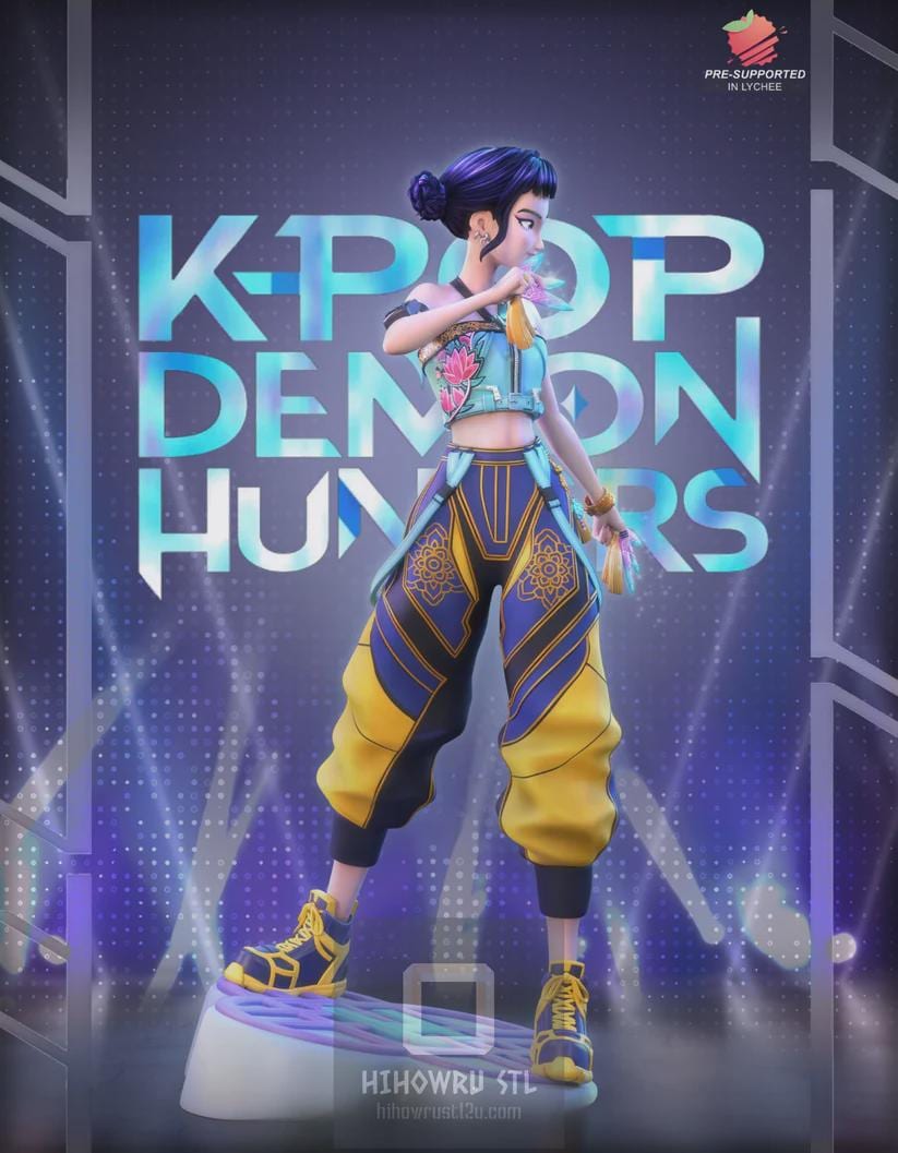 Zoey - Kpop Demon Hunters -25cm -figure/statue, Painted,sla/pla ,3D ...