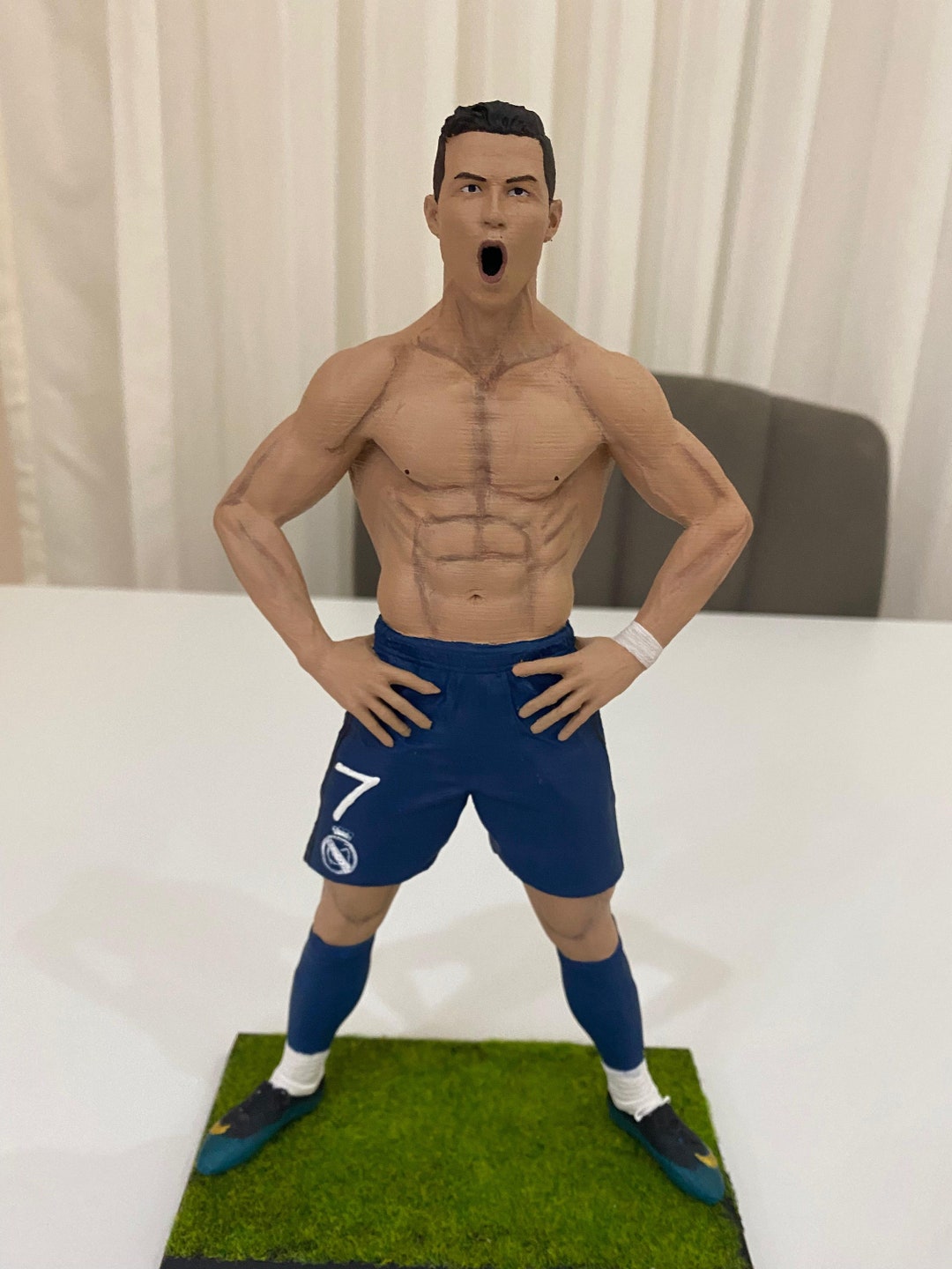 Cristiano Ronaldo 25 Cm Figure/statue PAİNTED, Painted,sla/pla Printed ...