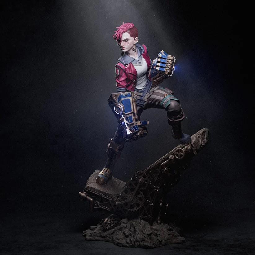 Arcane Vi - League of Legends 25 Cm Figure/statue, Sla/pla Resin 3D ...