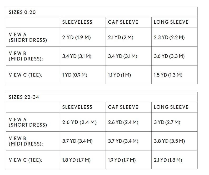 Stasia Dress and Tee Women's PDF Sewing Pattern | Etsy