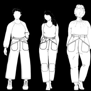 Cosecha Pants PDF Sewing Pattern - Etsy