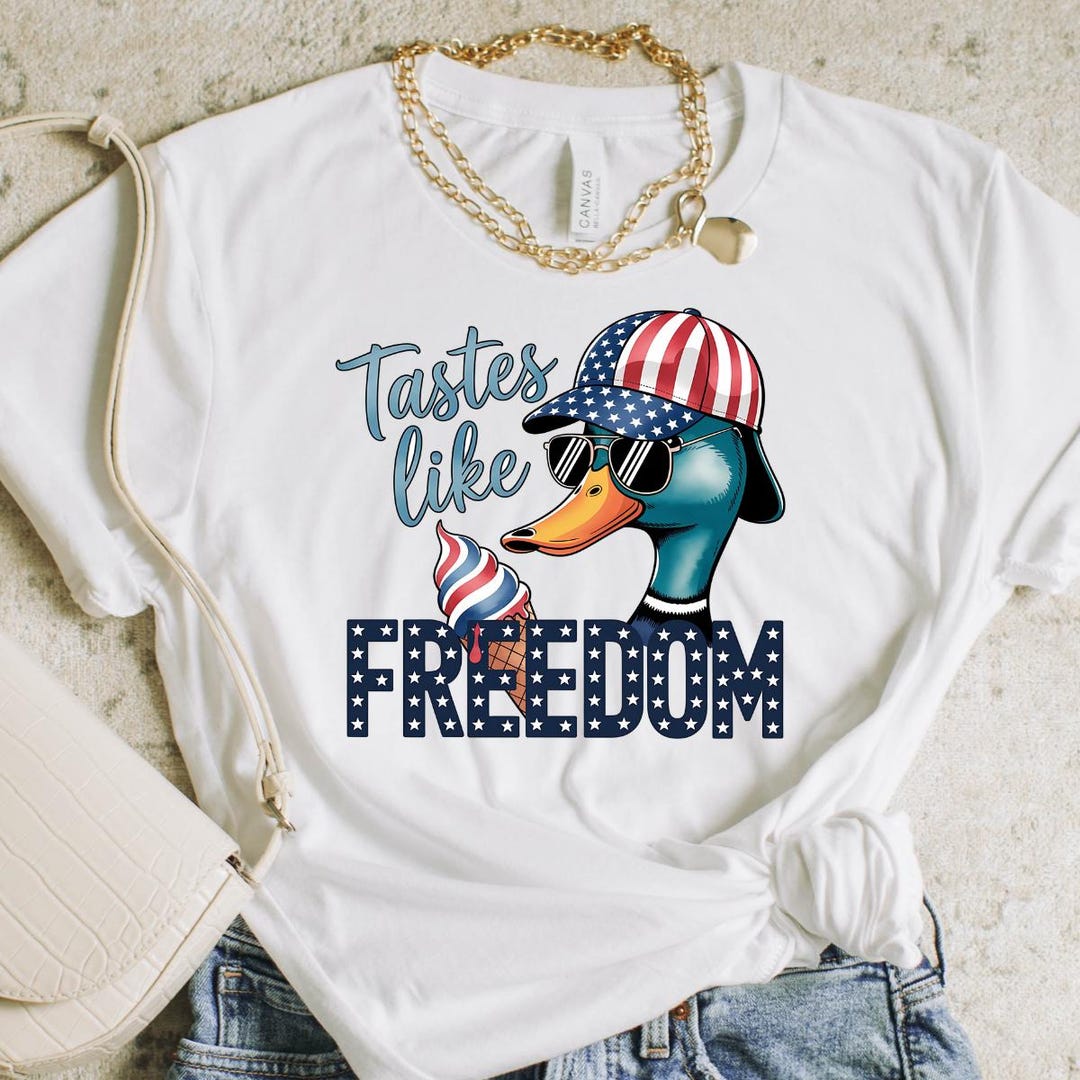 Tastes Like Freedom PNG, Funny Duck Digital Download, Duck Hunting ...