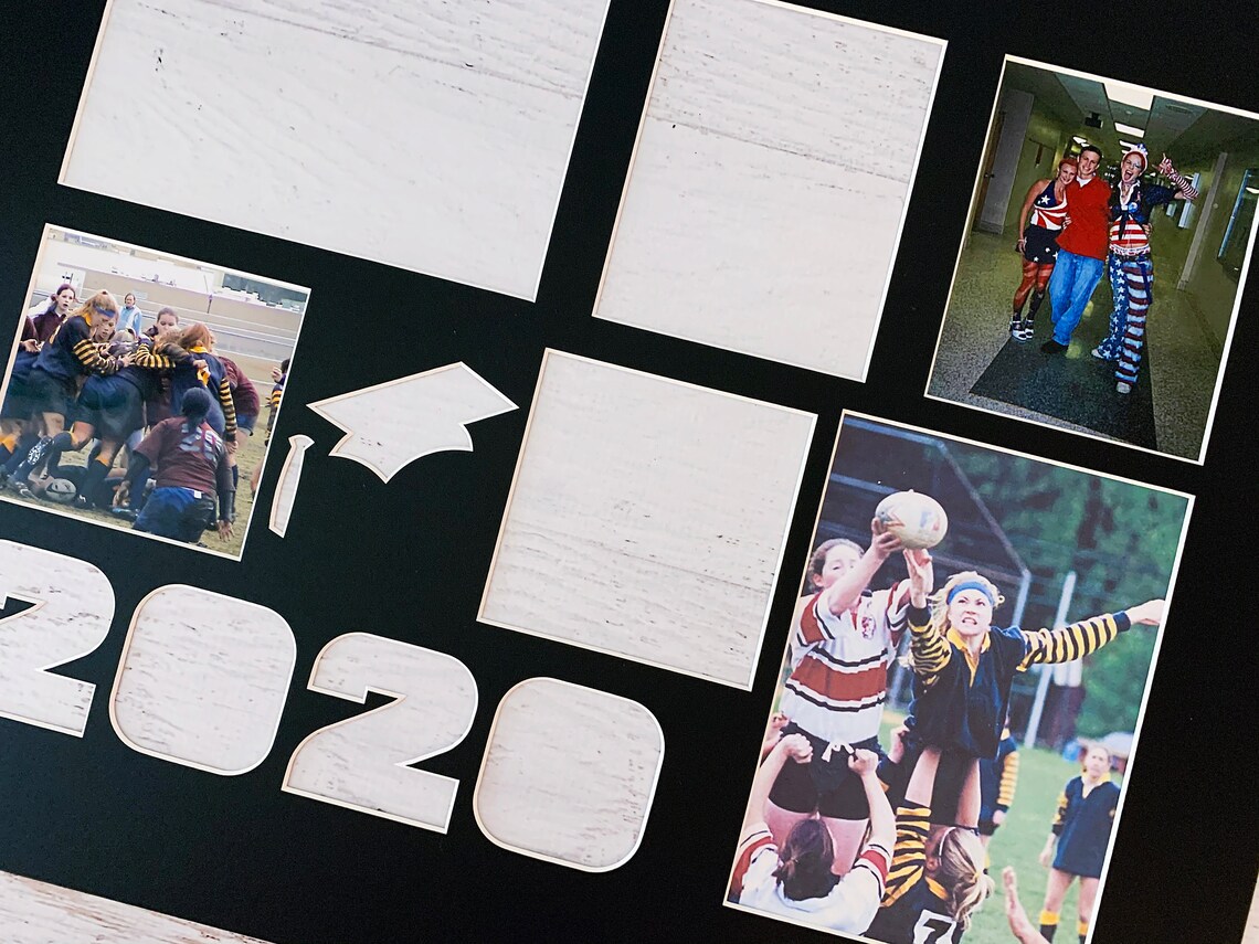 Graduation Collage Photo Mat Fits 16x20 Frame Multi - Etsy