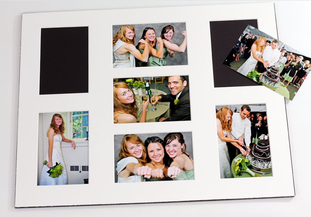 Collage / Grouping Photo Mat - Fits 16x20 Frame - Multi Opening ...
