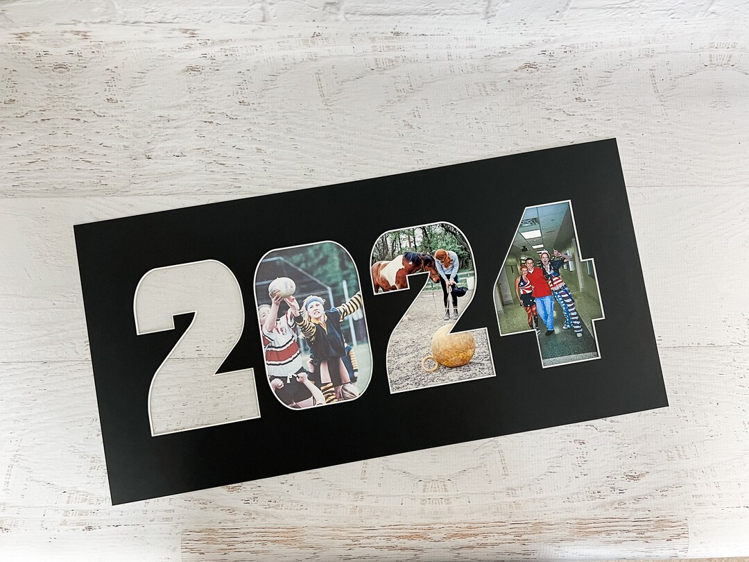 Graduation Year Photo Mat - Personalized Custom Cut Matting - Frame ...