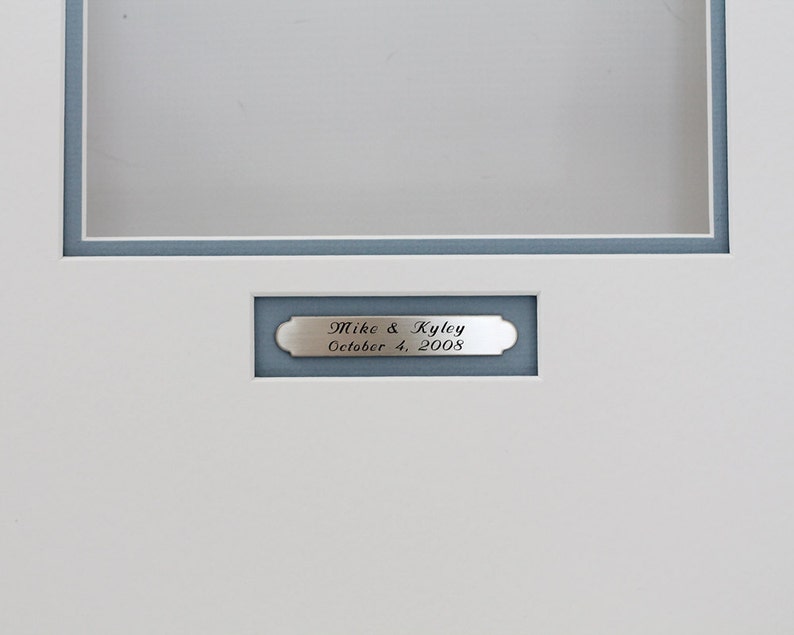 Signature Mat With Personalized Plaque for Wedding / Event - Etsy